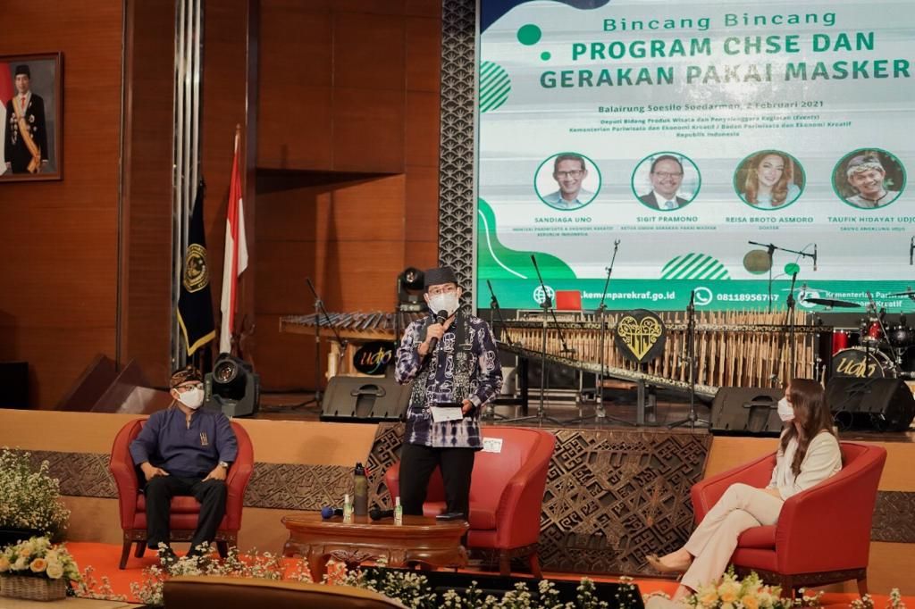 Tahun 2021, Kemenparekraf Targetkan 6.500 Pelaku Usaha Parekraf Sertifikasi CHSE - Berita Daerah