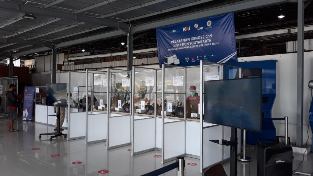 Pemeriksaan Perdana GeNose C19 di Stasiun Tugu Yogyakarta - Berita Daerah