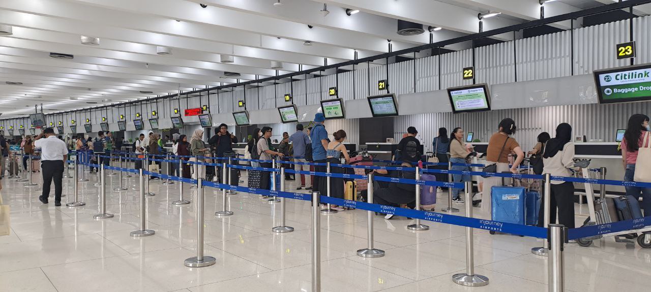 Suasana Terminal 1B Bandara Soekarno Hatta, Tangerang - Berita Daerah